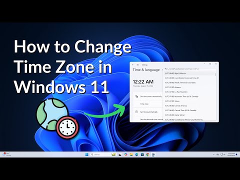 How to Change Time Zone in Windows 11