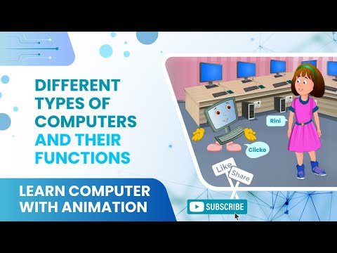 Basics of Computers | Different types of Computers and Their Functions [ Animation ]