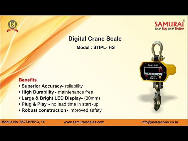 Digital Crane Scale - Crane Weighing Scales Manufacturer from Faridabad