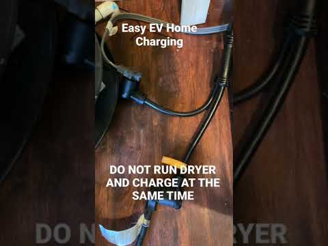 Charge EV at home without electrician - Dryer Plug