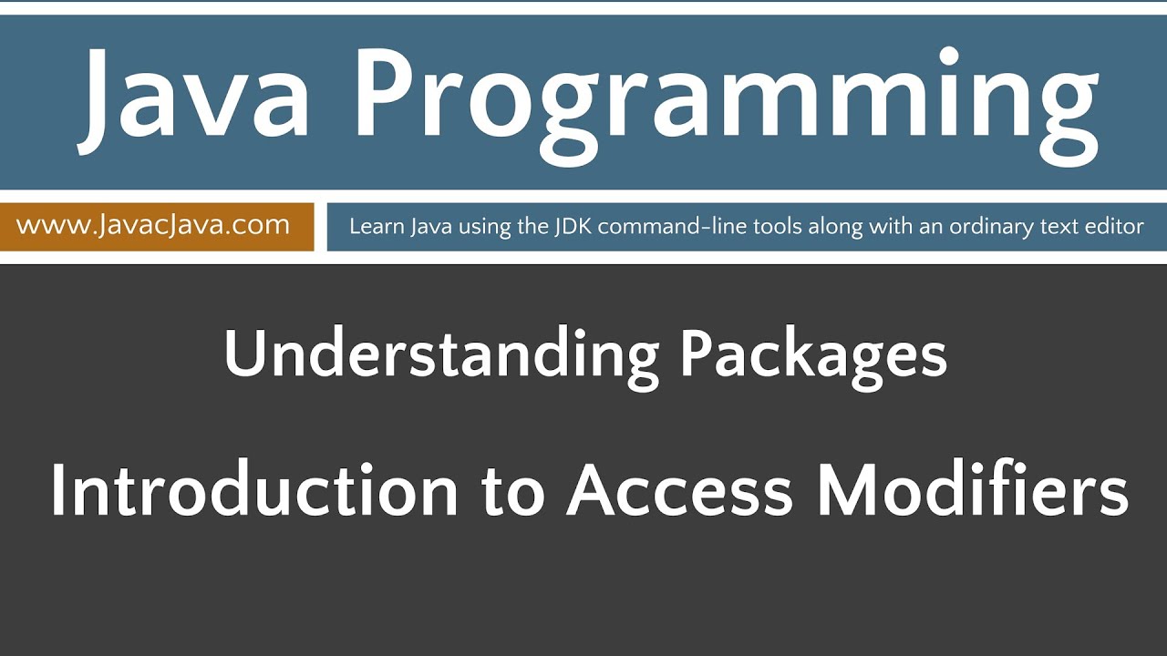Learn Java Programming - Packages: Introduction to Access Modifiers