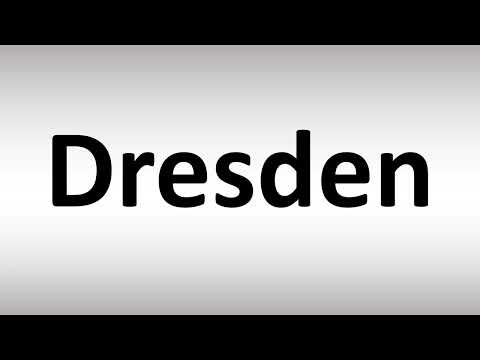 How to Pronounce Dresden