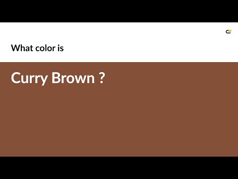 Curry Brown color #845038 hex color - Orange color - Cool color 845038