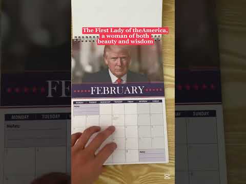 First Lady's Festive Gift: 2025 Calendar #christmas2024