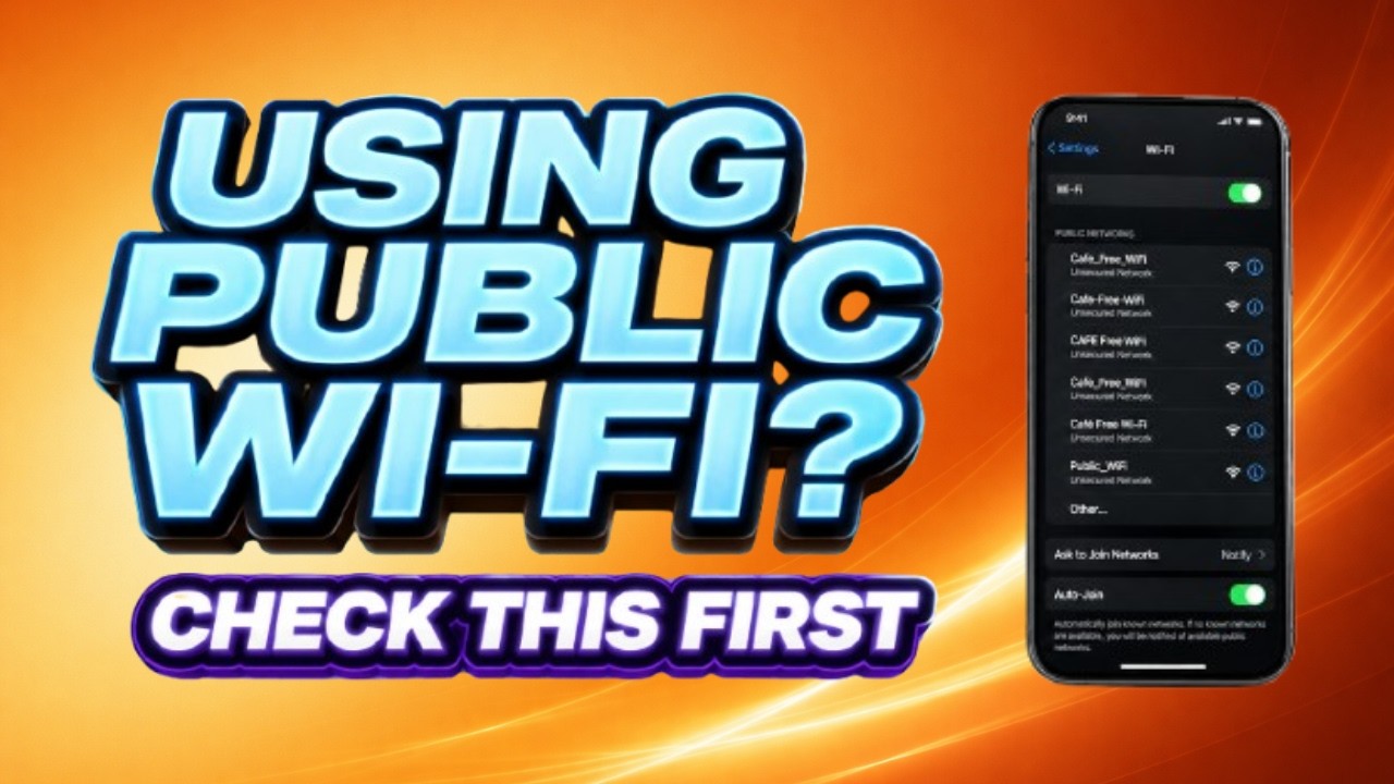 Using Public Wi-Fi? Do THIS First — 6 Quick Safety Checks Before You Log In