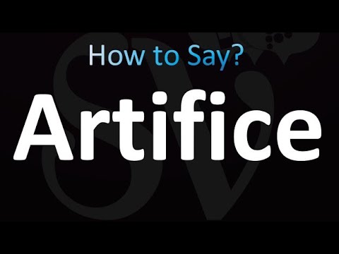 How to Pronounce Artifice (Correctly!)