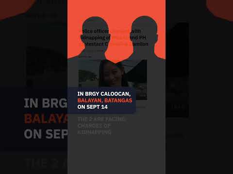 Suspects in missing beauty queen Catherine Camilon case nabbed in Batangas