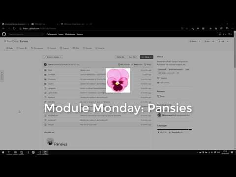 Module Monday: Pansies