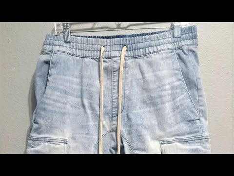 PACSUN Men's Light Wash Denim Cargo Shorts, Pre-shipping Inspection & Packaging. TheBargainsDen.com