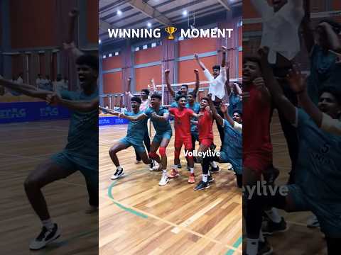 WINNING 🥇 MOMENT 😍SNGC CHELANNUR | CALICUT UNIVERSITY INTER COLLEGE VOLLEYBALL #volleyball #win