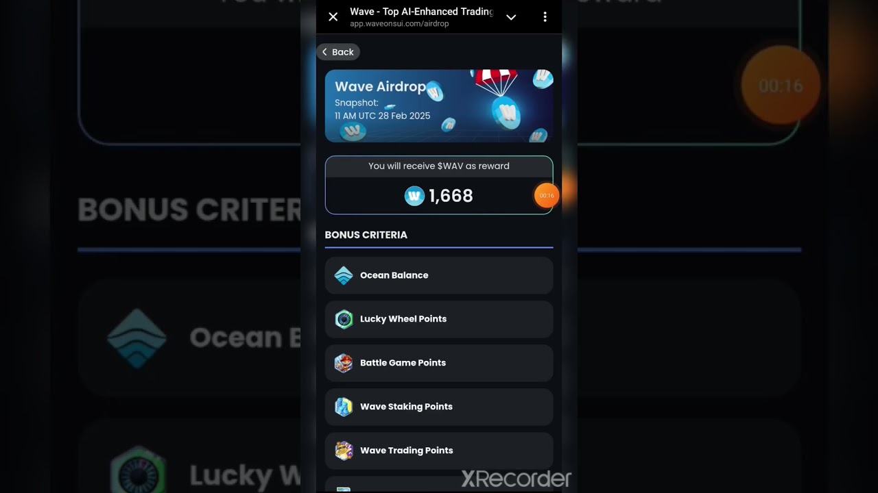 Wave Wallet Airdrop Checker Live. Check $WAV Allocation || Sui Blockchain Telegram Airdrop