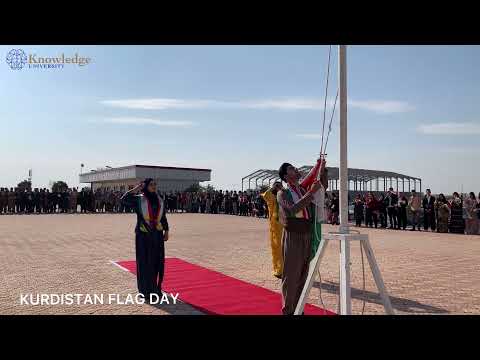 Kurdistan flag day at KNU