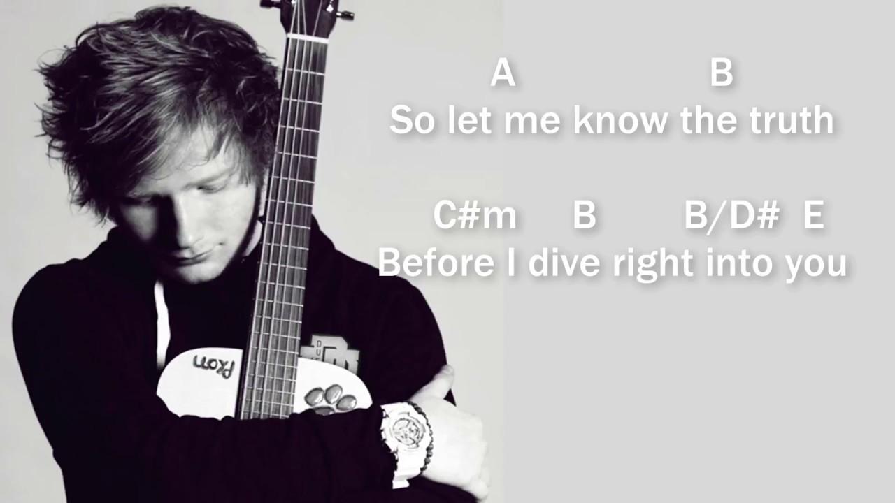 Chord & Lyric | Ed Sheeran - Dive