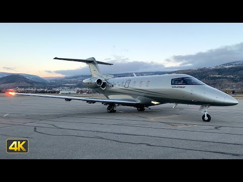 Pilatus PC-24 C-FMHR Taxiing out at the Penticton Airport