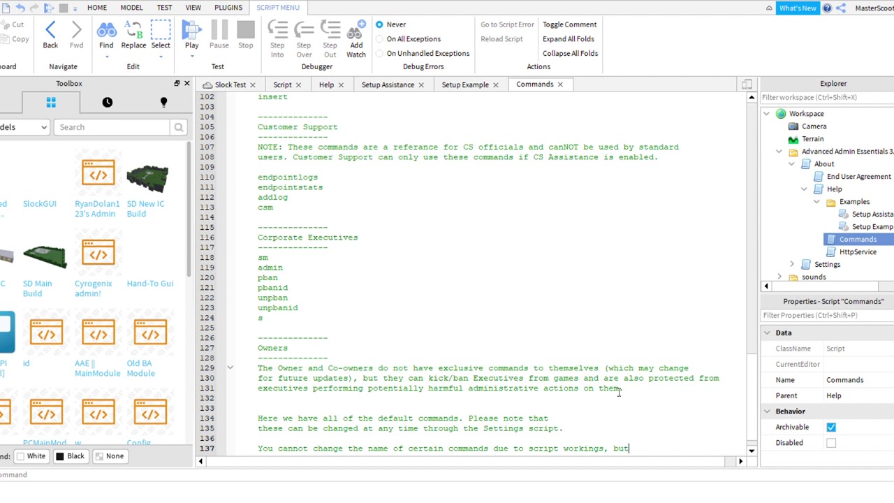 Advanced Admin Essentials Tutorial
