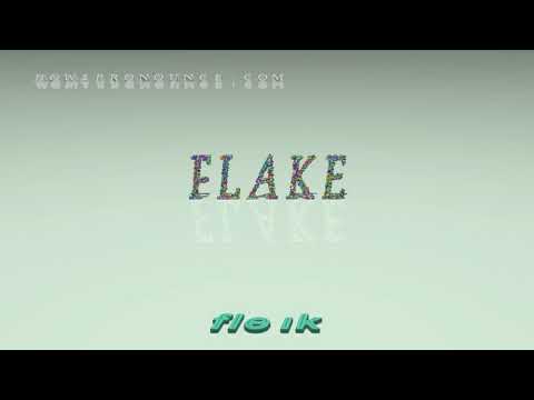flake - pronunciation + Examples in sentences and phrases