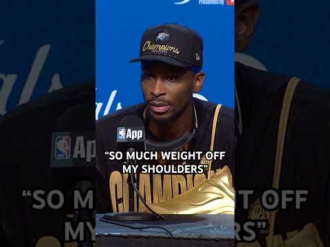 SGA on what it’s like to finally be a champion