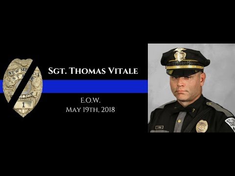 Tribute to NMSP Sgt. Thomas Vitale