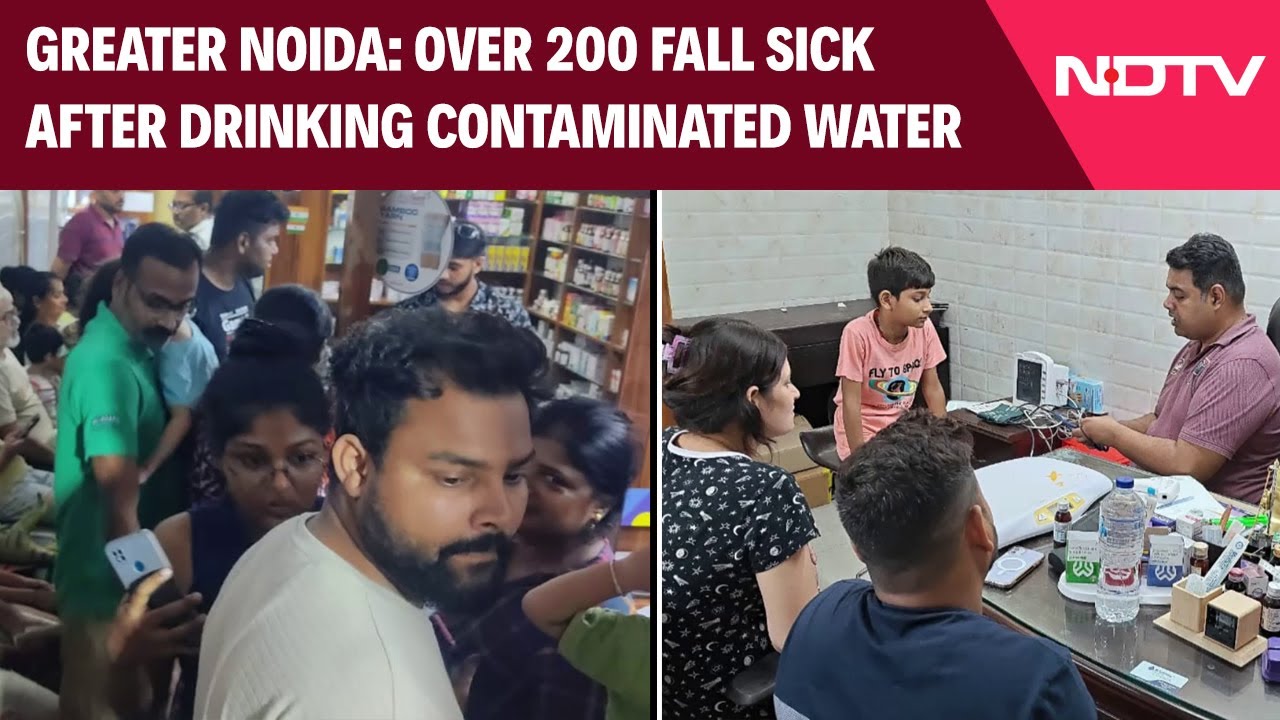 Greater Noida News | Over 200 Fall Sick After Drinking Contaminated Water At Noida Society