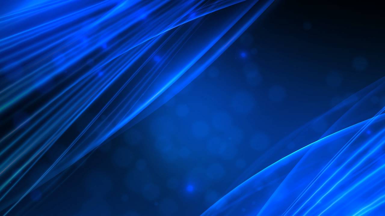 4K 2160p Blue Ambient Waving Lines Motion Background