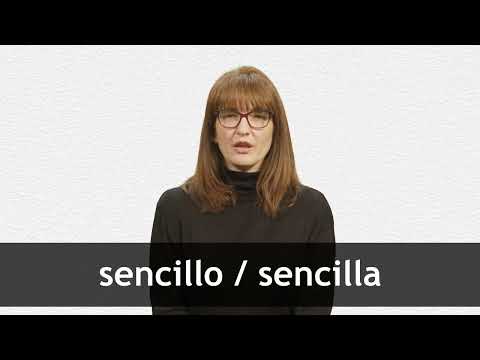 English Translation of “SENCILLO” | Collins Spanish-English Dictionary