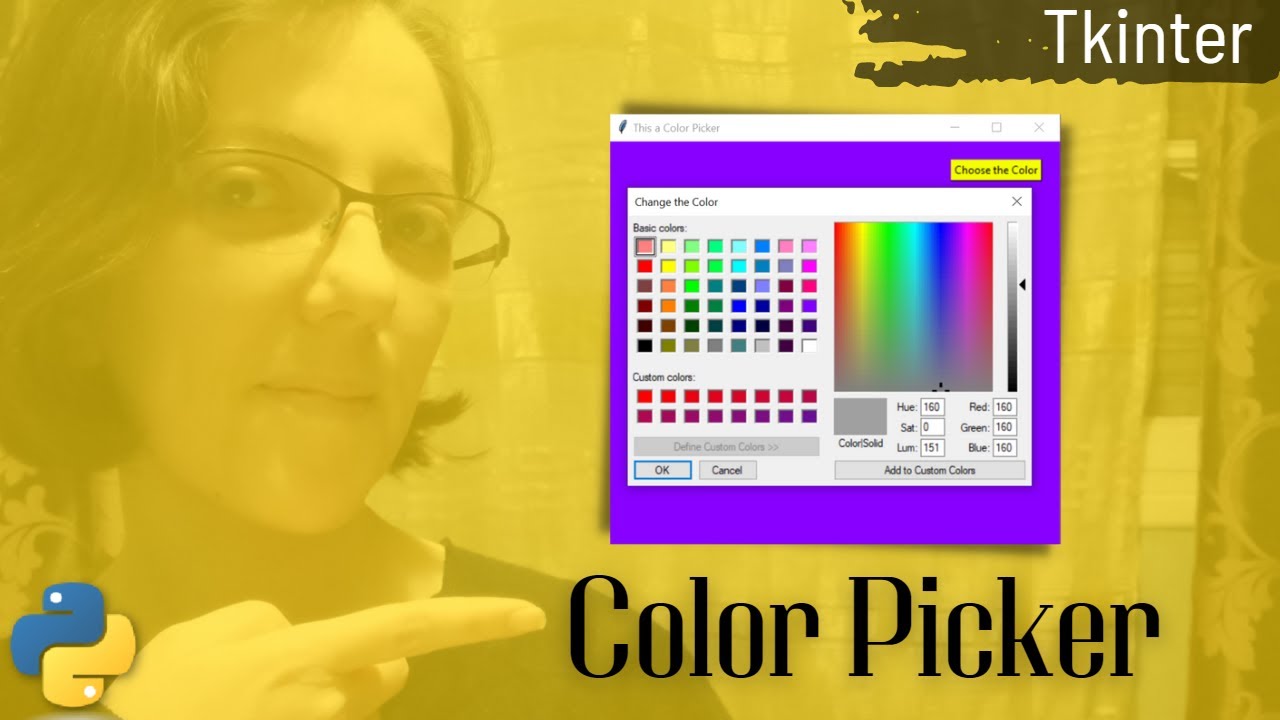 Python Tkinter ColorPicker