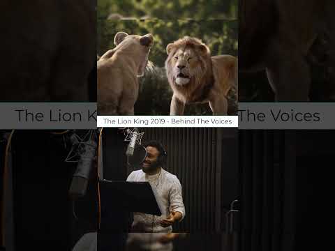 The Lion King (2019) - Behind The Voices #shorts #thelionking #lionking #lionking2019