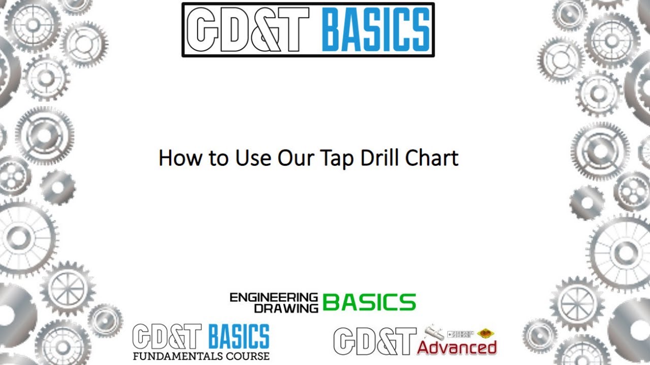 How To Use Our Tap Drill Chart