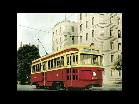 Toronto Streetcar Documentary 1988 : The PCC Era , Toronto's Red Rockets TTC