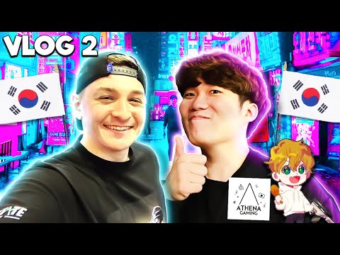 PUBG with ATHENA GAMING in KOREA ✈️ 🇰🇷 WORLD TOUR VLOG #2