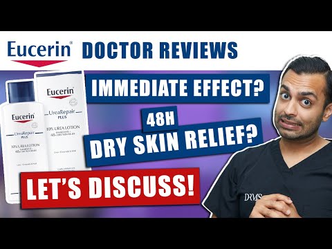 Eucerin UreaRepair PLUS: 10% Urea Body Lotion | Treat Dry & Rough Skin | Dr. Somji & Dr. Solomon