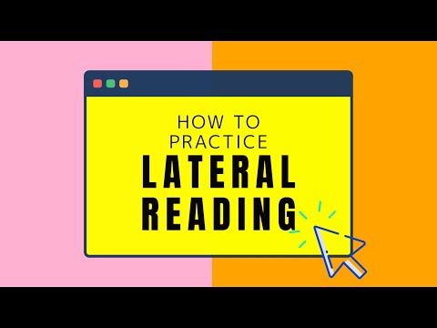 How to Practice Lateral Reading – Sharehann "Sharey" Lucman