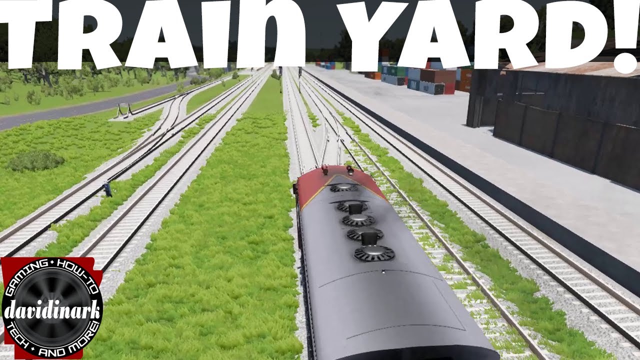 BeamNG Drive - Train Yard Mod! Plus, Diesel Train Engine! BeamNG Drive map mods, BeamNG Drive Mods