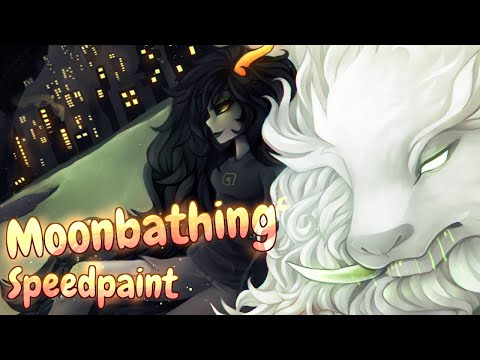 Moonbathing - Homestuck Fantroll Art