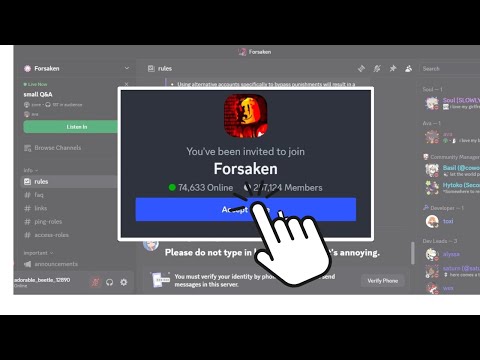 How To Join Forsaken Discord Server - (Full Tutorial)