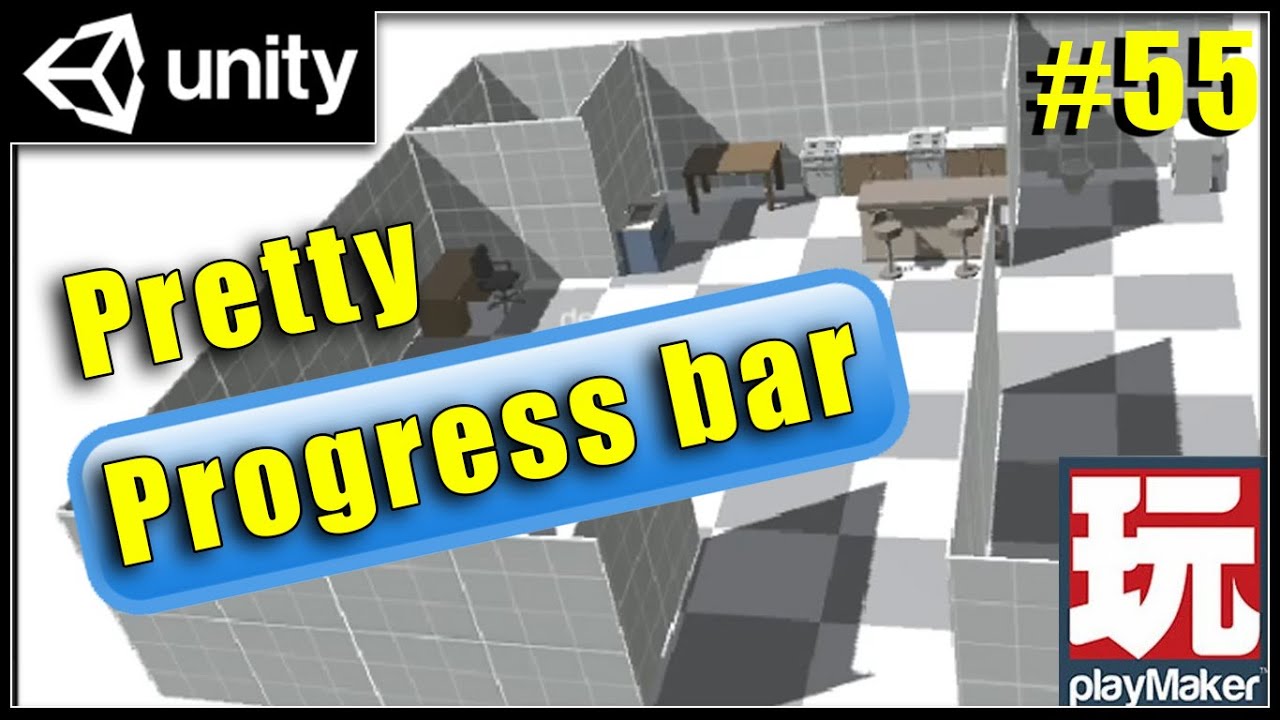 Pretty progress bars in 10mins - Unity Playmaker for Beginners