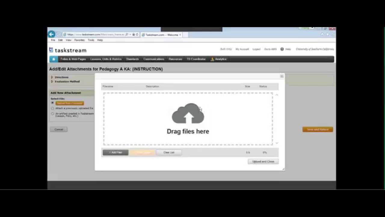 Taskstream - Student Tutorial