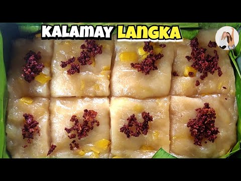THE BEST KALAMAY LANGKA gamit ang GLUTINOUS RICE FLOUR with REAL LANGKA! KALAMAY RECIPE/Len & Lyn