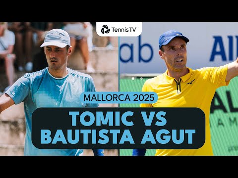 Bernard Tomic vs Roberto Bautista Agut Highlights | Mallorca 2025