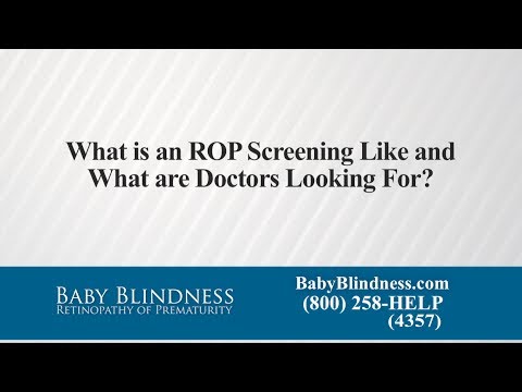 What is an ROP Screening Like and What are Doctors Looking For? Attorney Shapiro Explains