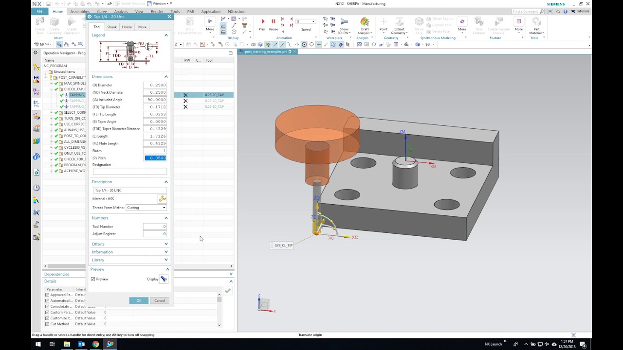 NX CAM Post Processor tips & tricks: Putting Custom Warnings right in your Posts