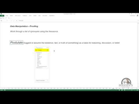 Data Manipulation Proofing