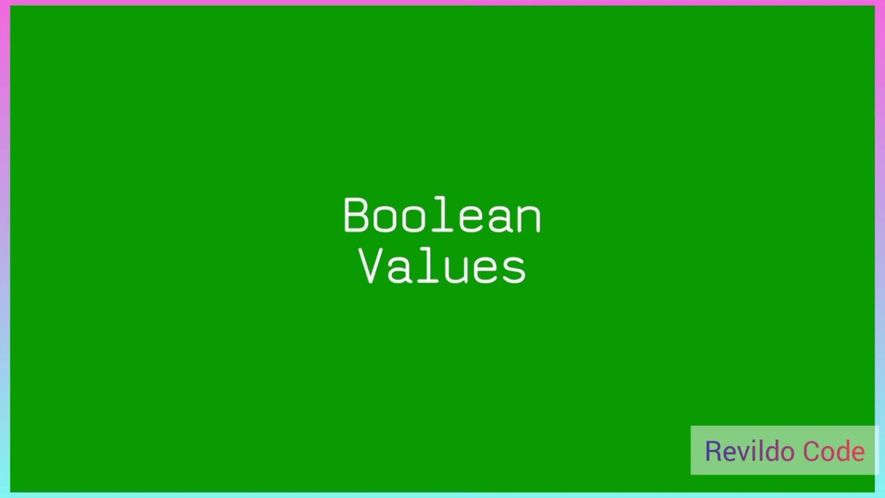 Boolean values in javascript | Javascript Full Course |#javascript | #Revildo_code