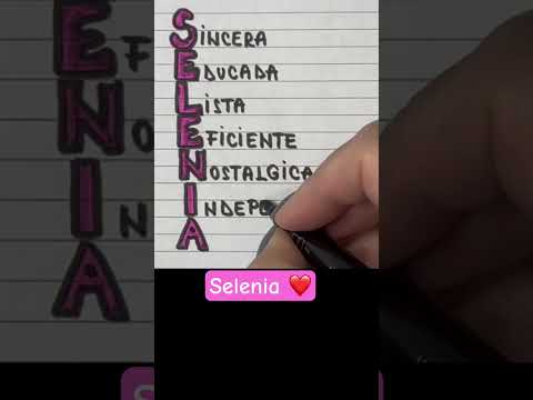Significado del nombre SELENIA #significado #nombre #selenia
