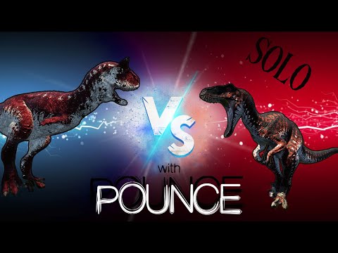 Solo Pounce Challenge: One Raptor vs Two Unique Carnos  [ The Isle Evrima ]