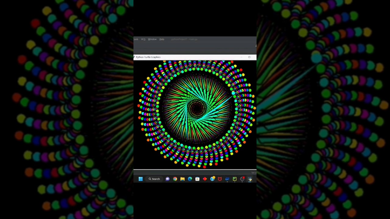 HOW TO MAKE DRAGON EYE 👀 with python #python #youtube #video