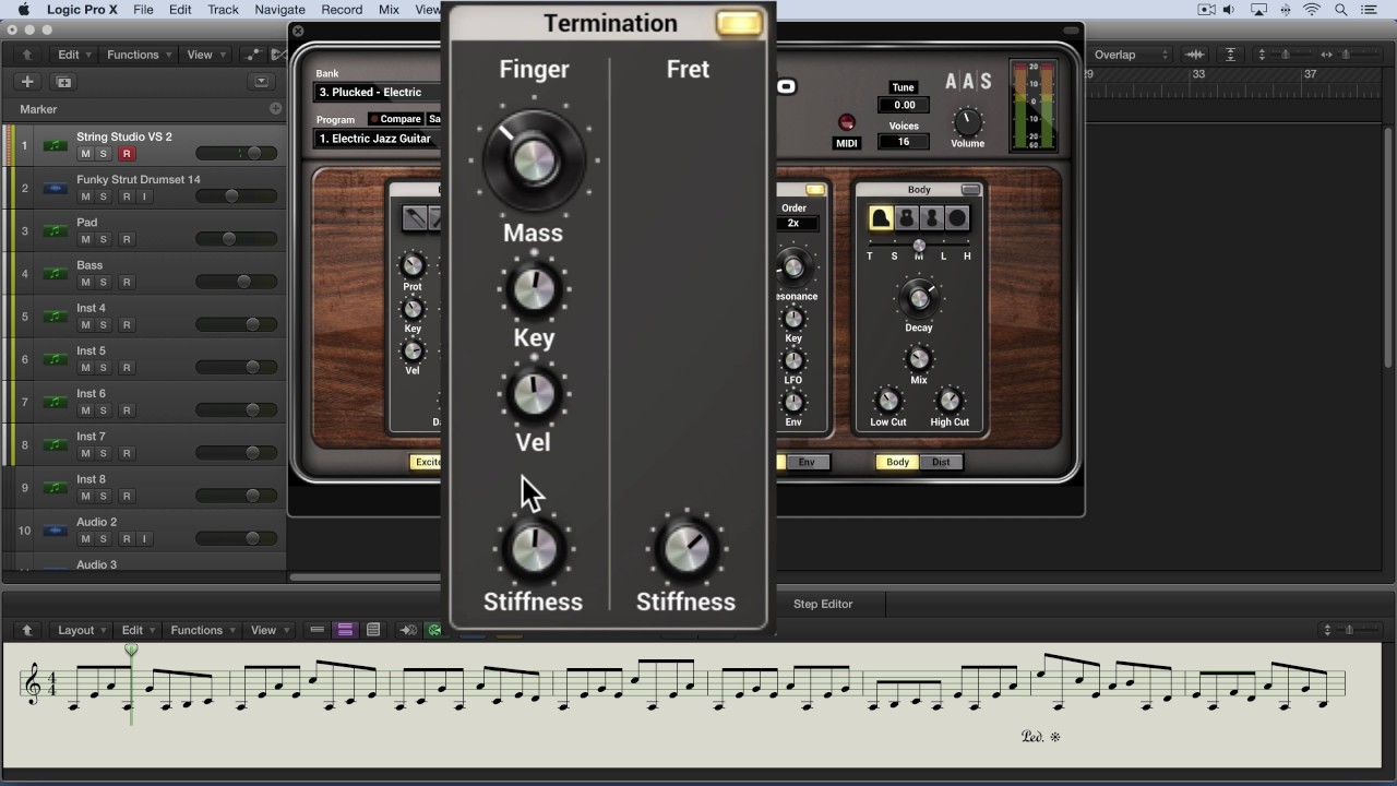 String Studio VS-2 Tutorials—The Termination Module