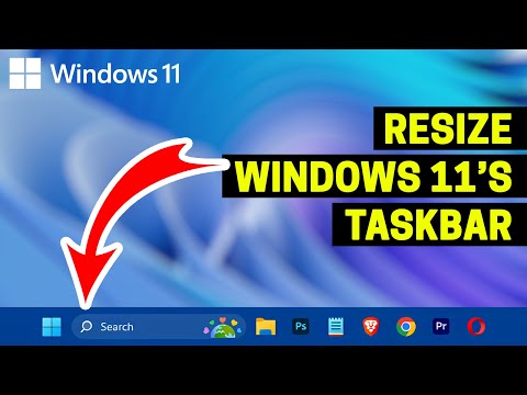 How to Resize the Taskbar in Windows 11