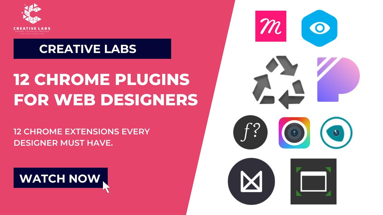 12 Chrome Extensions Every Designer Must Have!