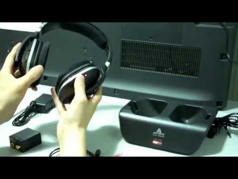 ARTISTE ADH300 Optical TV Headphones Setup and Troubleshooting